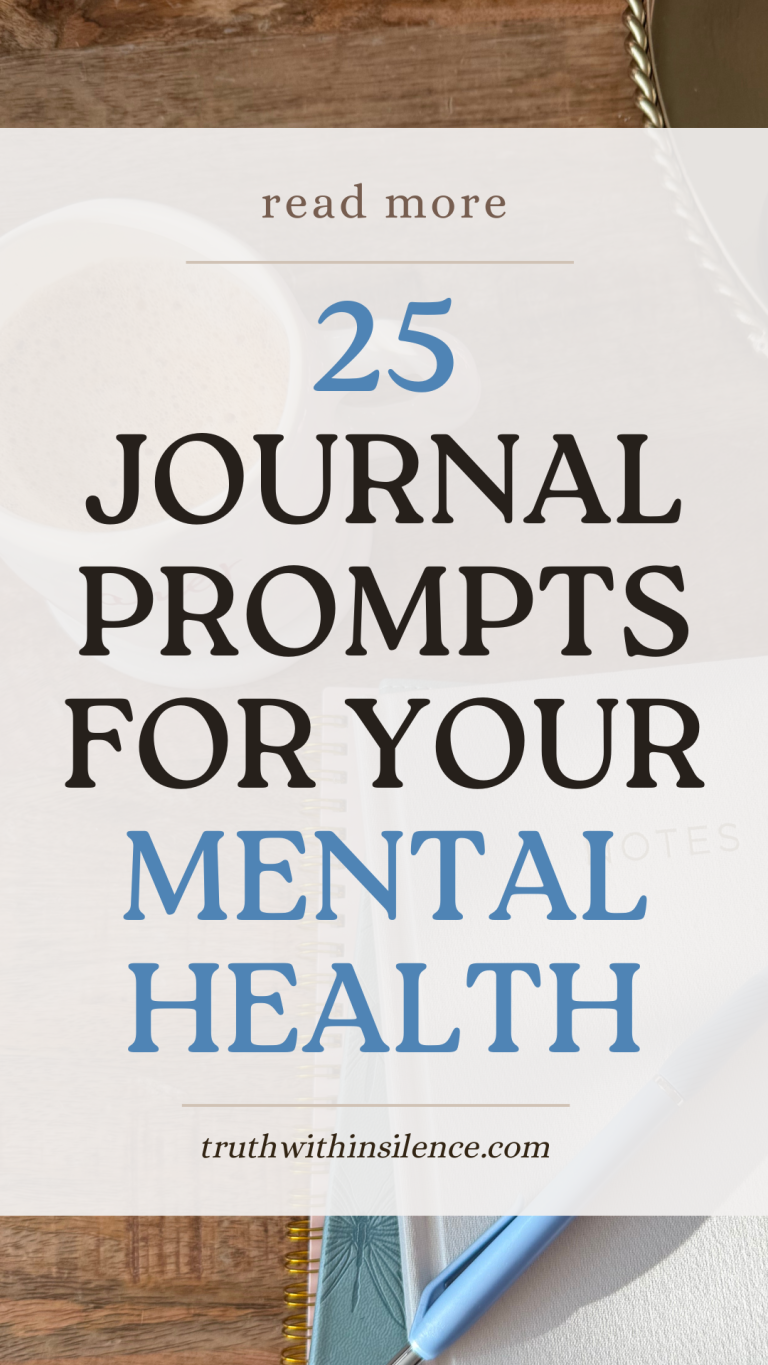 25 Journal Prompts To Help Your Mental Health