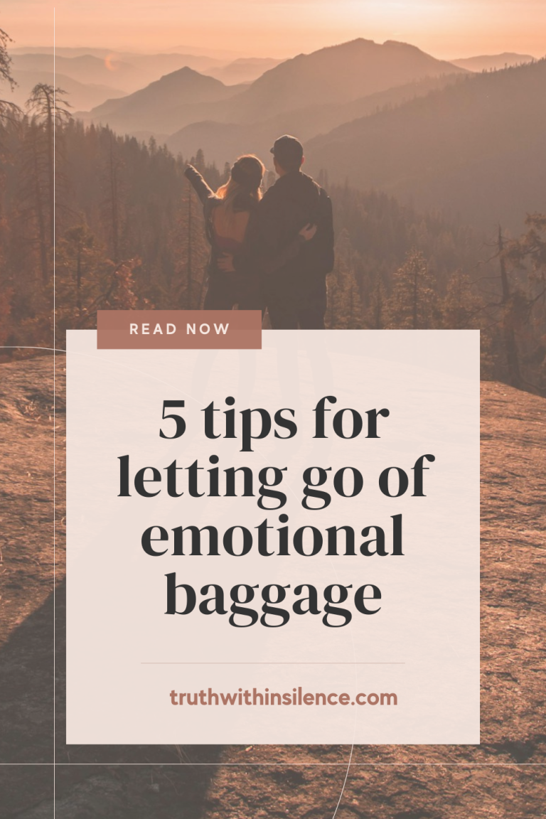 5 Tips For Letting Go Of Emotional Baggage
